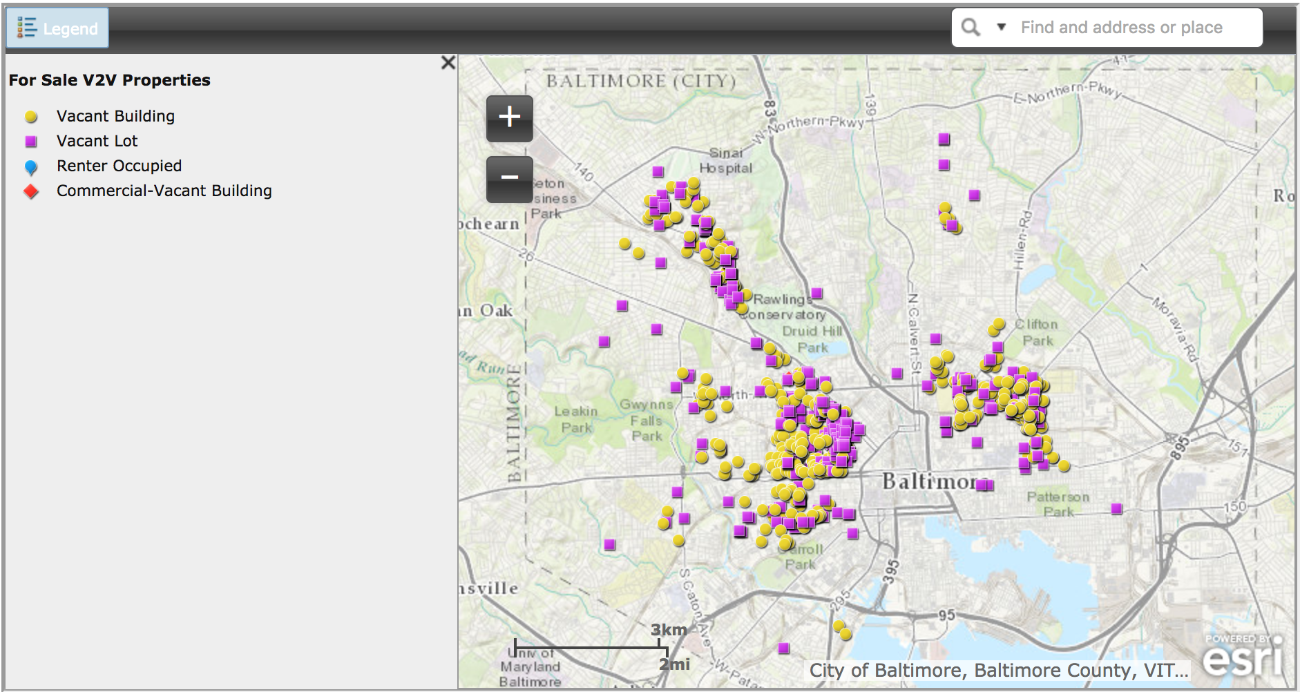 An Analysis of Vacants Reported in Baltimore